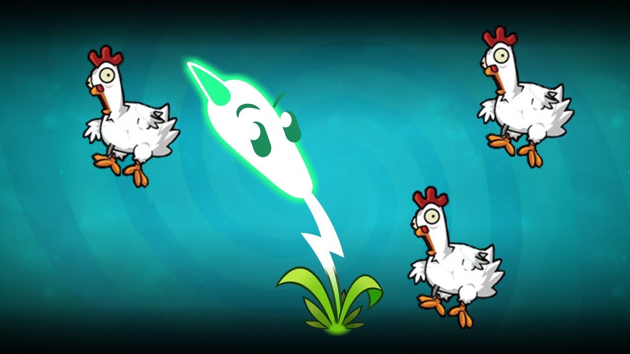 PvZ2 Reflourished - Wild West Day 10! (Lightning Reed vs Chickens ...