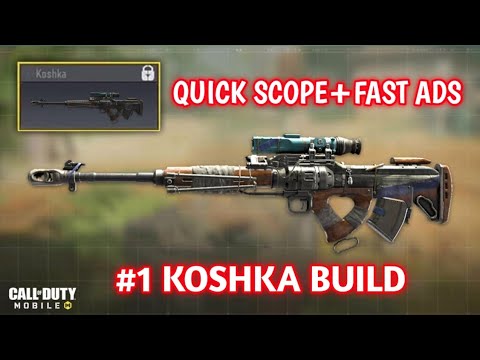 Most UNDERRATED Gun in CODM|Fastest ONE SHOT gunsmith for the koshka ...