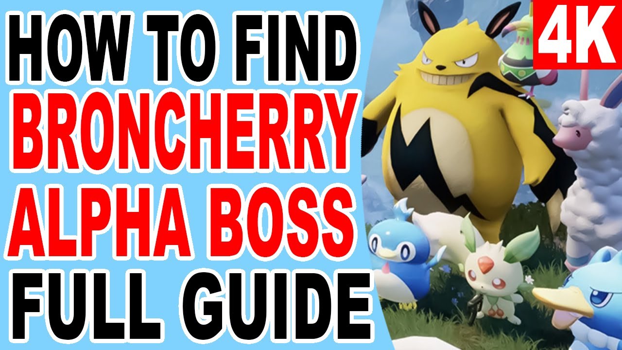 How to Find Broncherry Aqua Field Alpha Boss Location - Palworld - YouTube