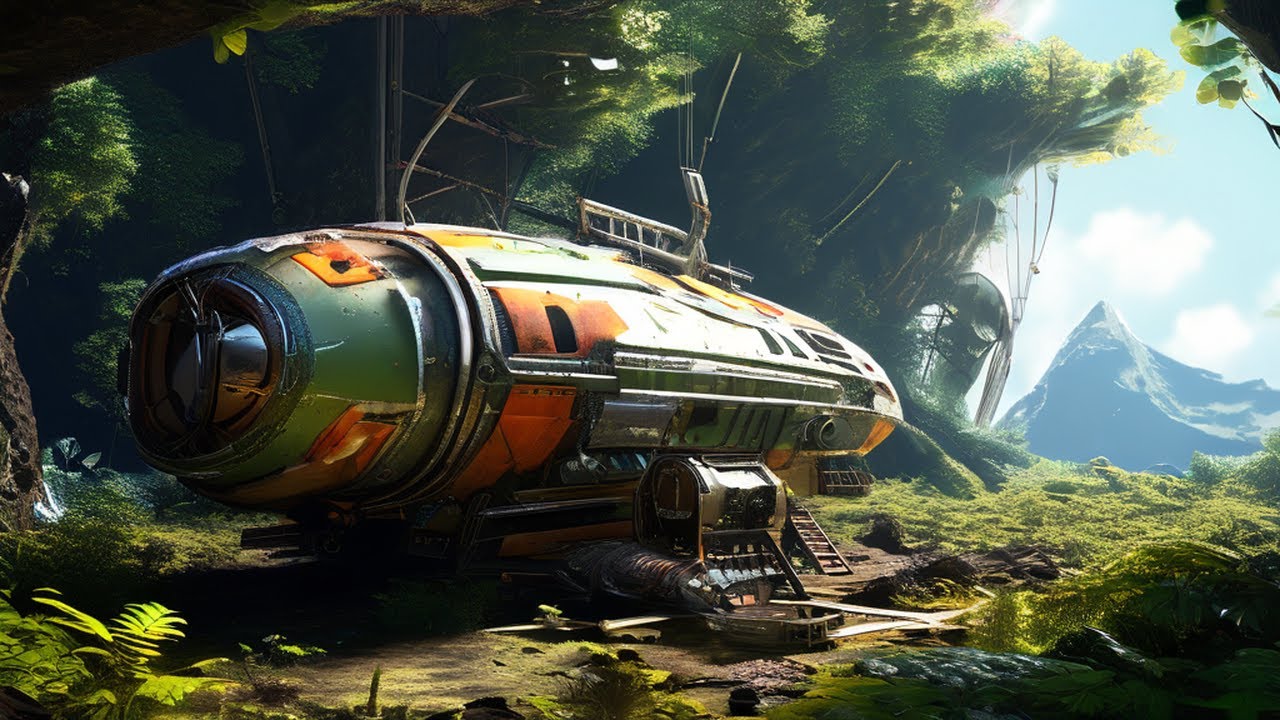 Relaxing Space Ambience | Sci-fi Music ☢️☢️| Deep Sleep Sound Ambient ...