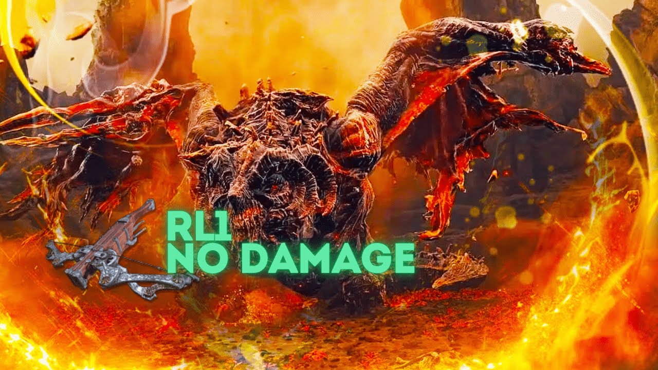 ELDEN RING - SOTE - Dragon Hunting with Crossbow | Bayle - RL1 No Damage - YouTube