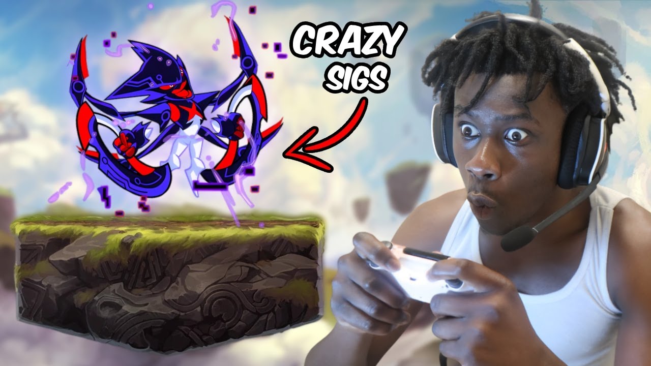 TESTING the new brawlhalla legend in the training room: RANSOM - YouTube