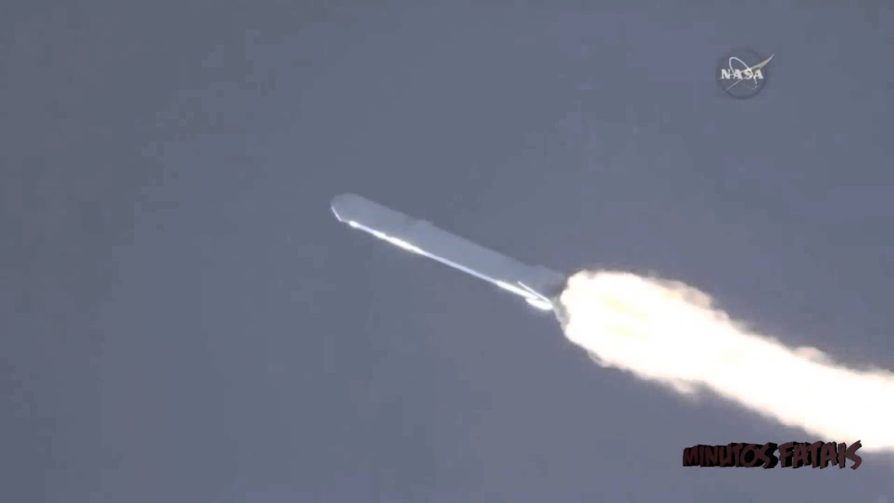 SpaceX - CRS-7 Launch explosion and Slowmotion - Minutos Fatais - YouTube