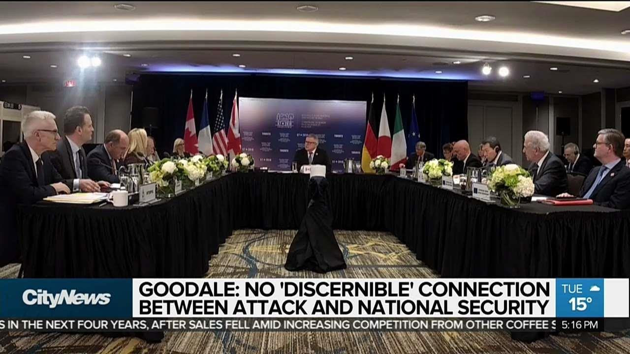 G7 security ministers meet in Toronto - YouTube