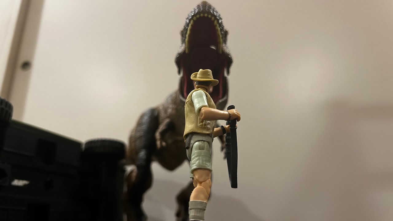 T.rex Encounter (Stop motion Short) - YouTube