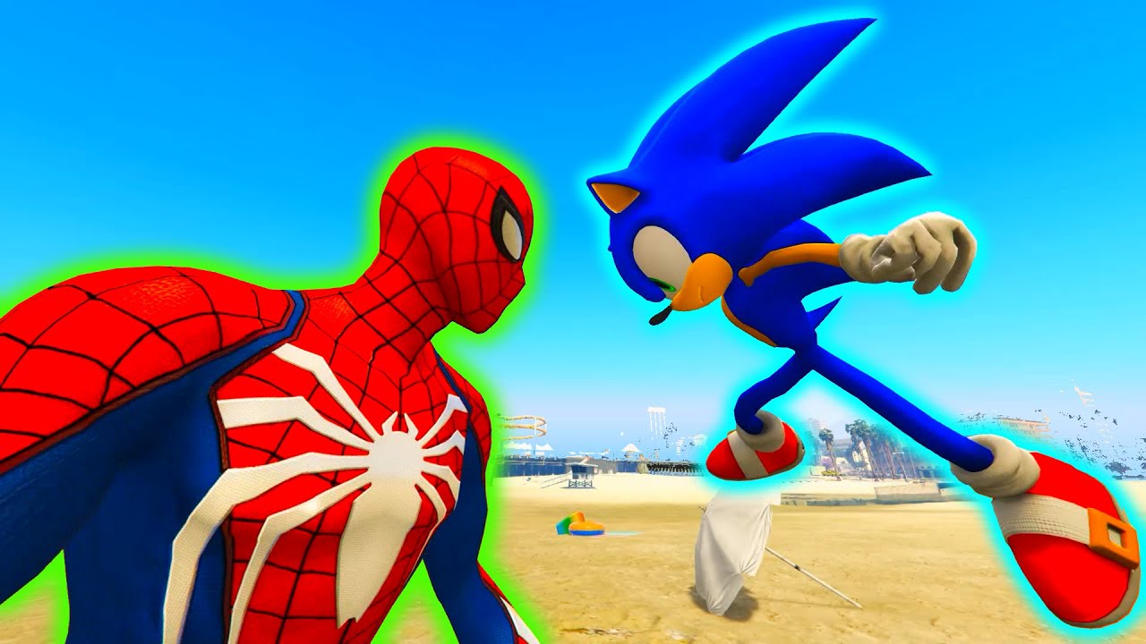 Spiderman vs Sonic #Spiderman #Sonic #Superherobattle #EpicBattle # ...