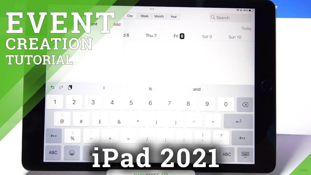 How To Add Event To Calendar On IPad 9th Gen Create Reminder In IPad How To Add Event To Calendar On IPad 9th Gen Create Reminder In IPad