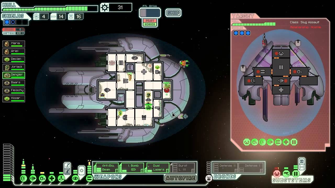 Прохождение FTL: Faster Than Light Slug-A часть 2 - YouTube
