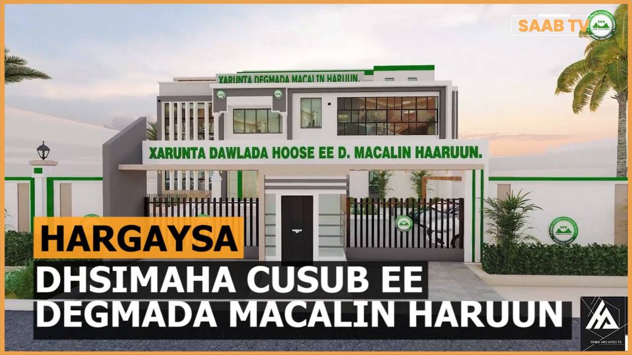 Xildhibaano ,Ganacsato iyo Siyaasiyiin lacago ugu deeqay Dhismaha Xarunta Degmada Macalin Haarun ...
