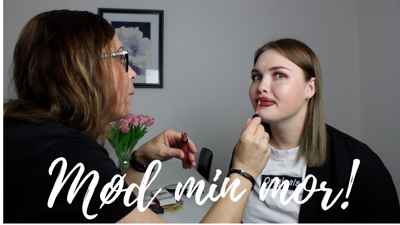 MIN MOR LÆGGER MIN MAKEUP | ft. min mor - YouTube