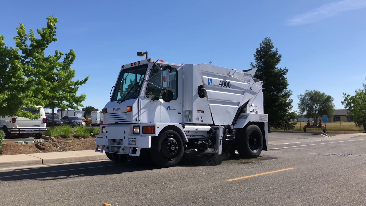 2008 Johnston 4000 Mechanical Street Sweeper For Sale - YouTube