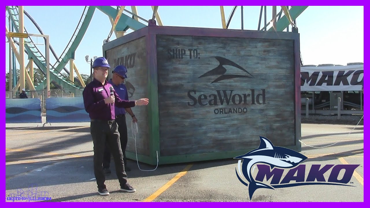 Mako Roller Coaster Train Unveiling Event (HD) SeaWorld Orlando - YouTube