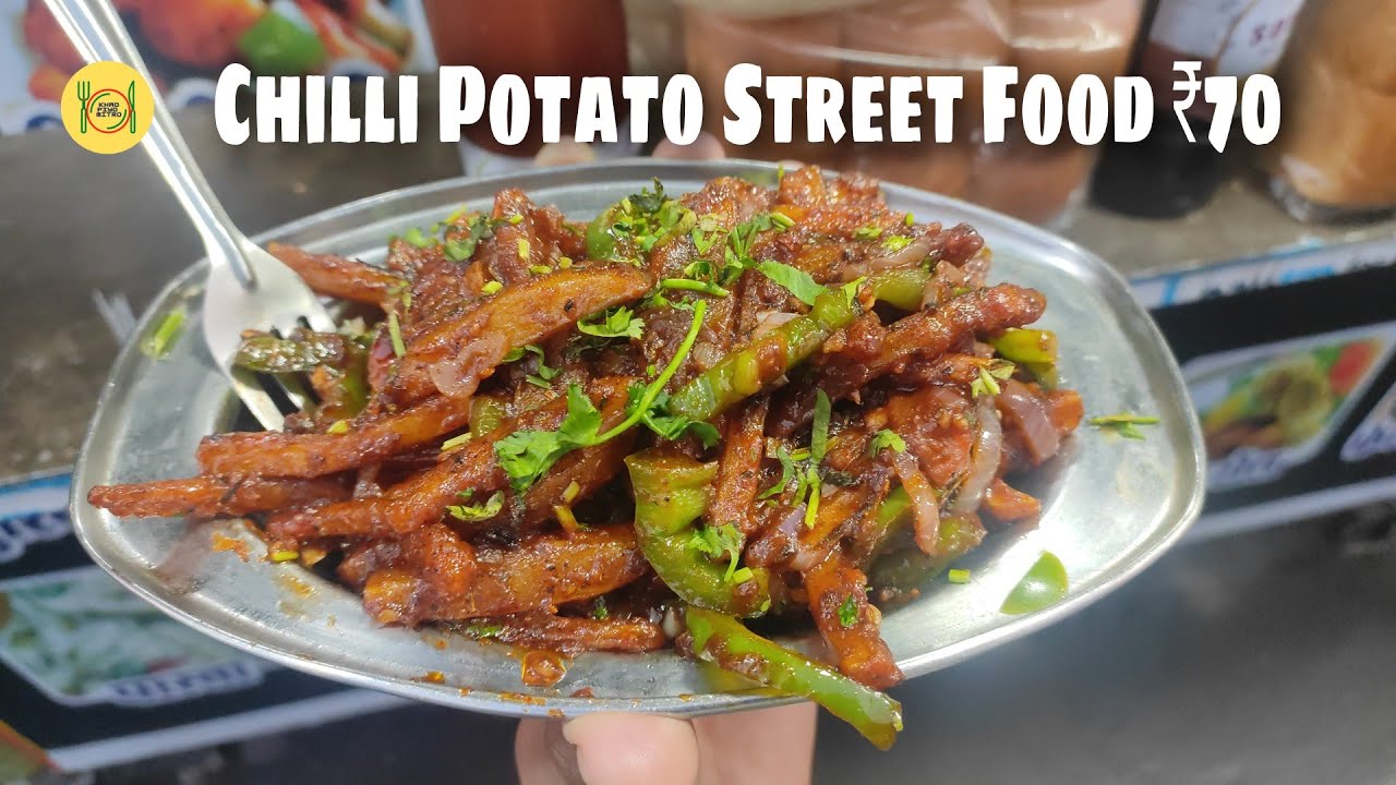 Chilli Potato Street Food ₹70 me | Indore Street Food | Khao Piyo Mitro ...