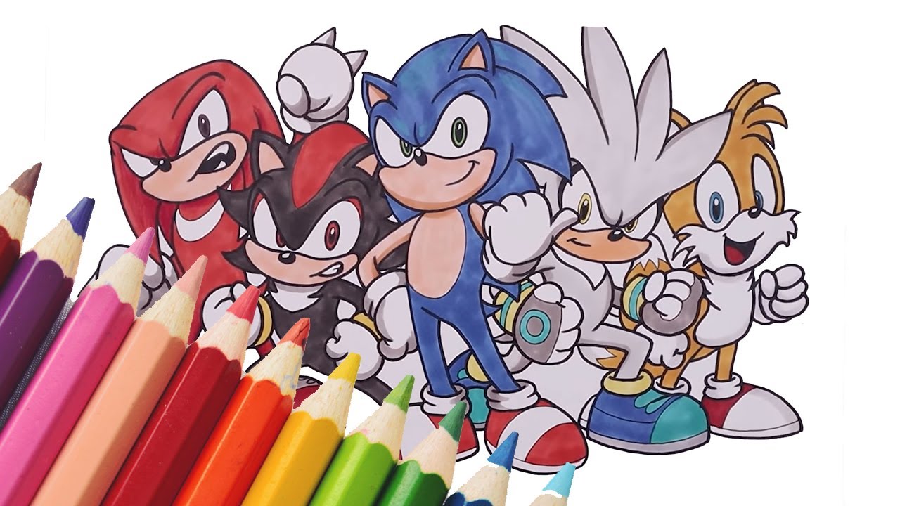 Sonic The Hedgehog | Full Color Poster Art Process - YouTube