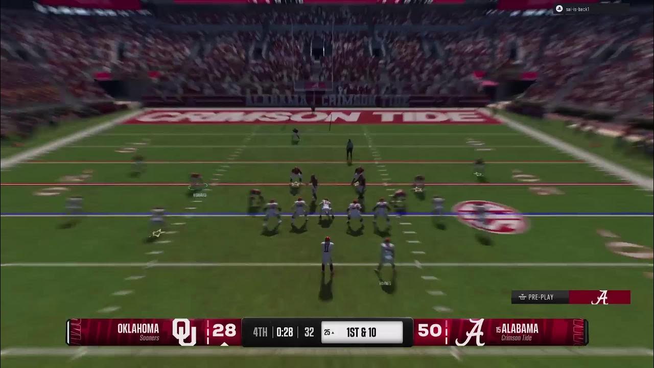 Bama vs. OU/ Sai - YouTube
