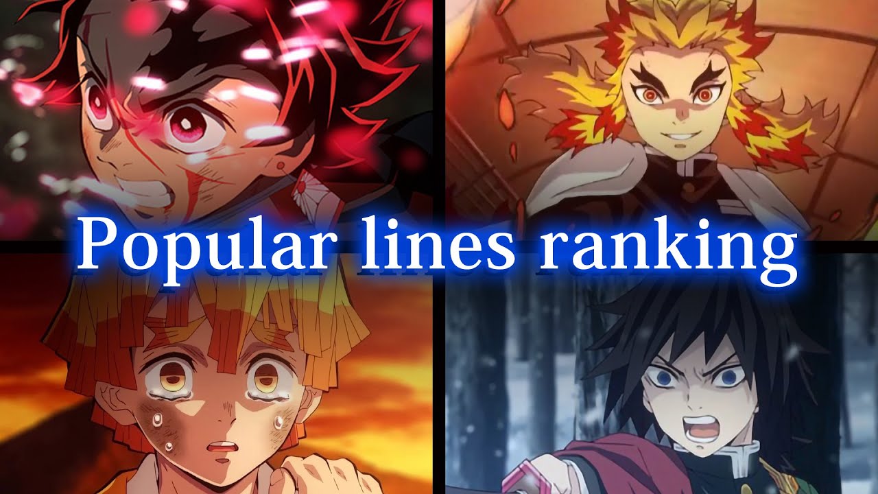 [Demon Slayer] Line Ranking! What are the Top 10 Touching Scenes and ...
