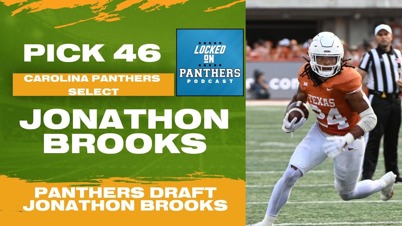 Carolina Panthers Pick Jonathon Brooks | 2024 NFL Draft Coverage - YouTube