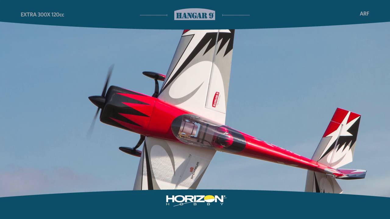 Kunstflug-Champion - die Hangar 9 Extra 300X 120cc ARF - YouTube