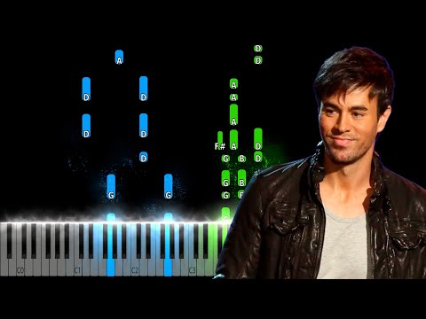 Enrique Iglesias - Bailando Piano Tutorial