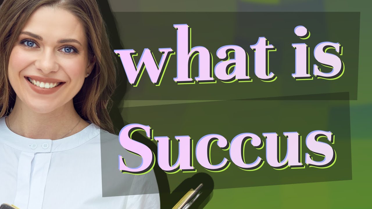 Succus | meaning of Succus - YouTube