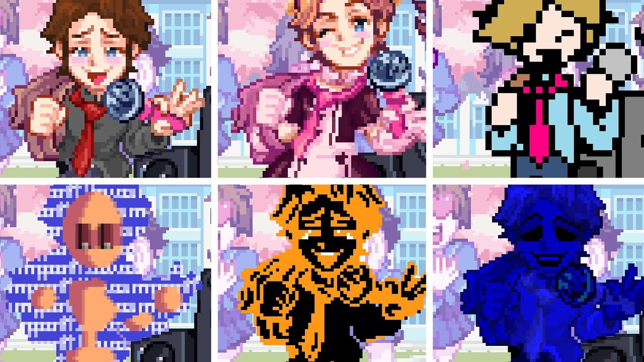 Senpai But The Skin Mod Changes Everytime It's Senpai Turn - FNF - YouTube