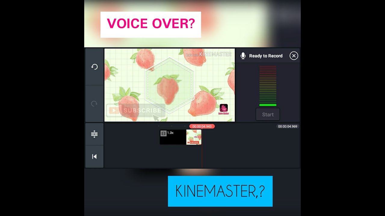 How I Put Voiceover Using Kinemaster Youtube