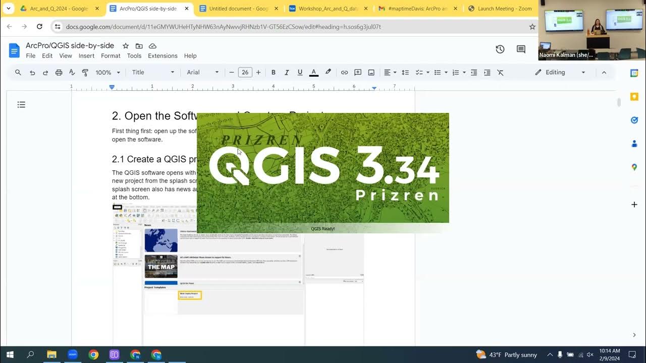 ArcPro & QGIS Side by Side Overview - YouTube