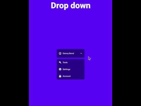 Drop down Html-Css-Js code /new reels #status #reels #html #coder - YouTube