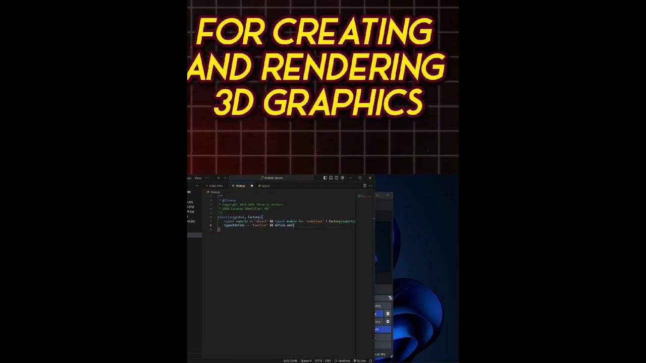 HOW TO MAKE A REALISTIC 3D ROTATING SPHERE WEBPAGE USING WEBGL AND JS - YouTube