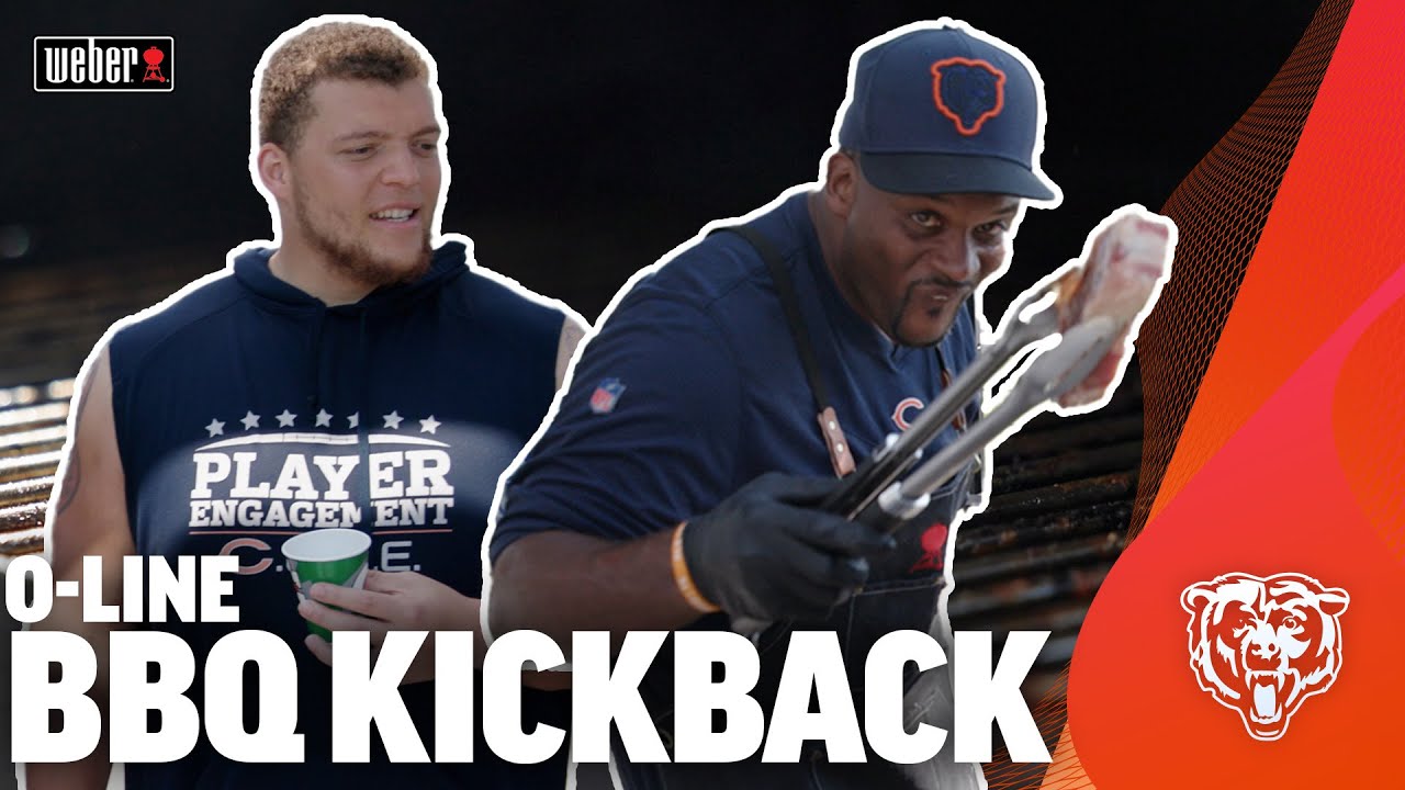 Spice Adams Cooks for O-Line | Chicago Bears - YouTube