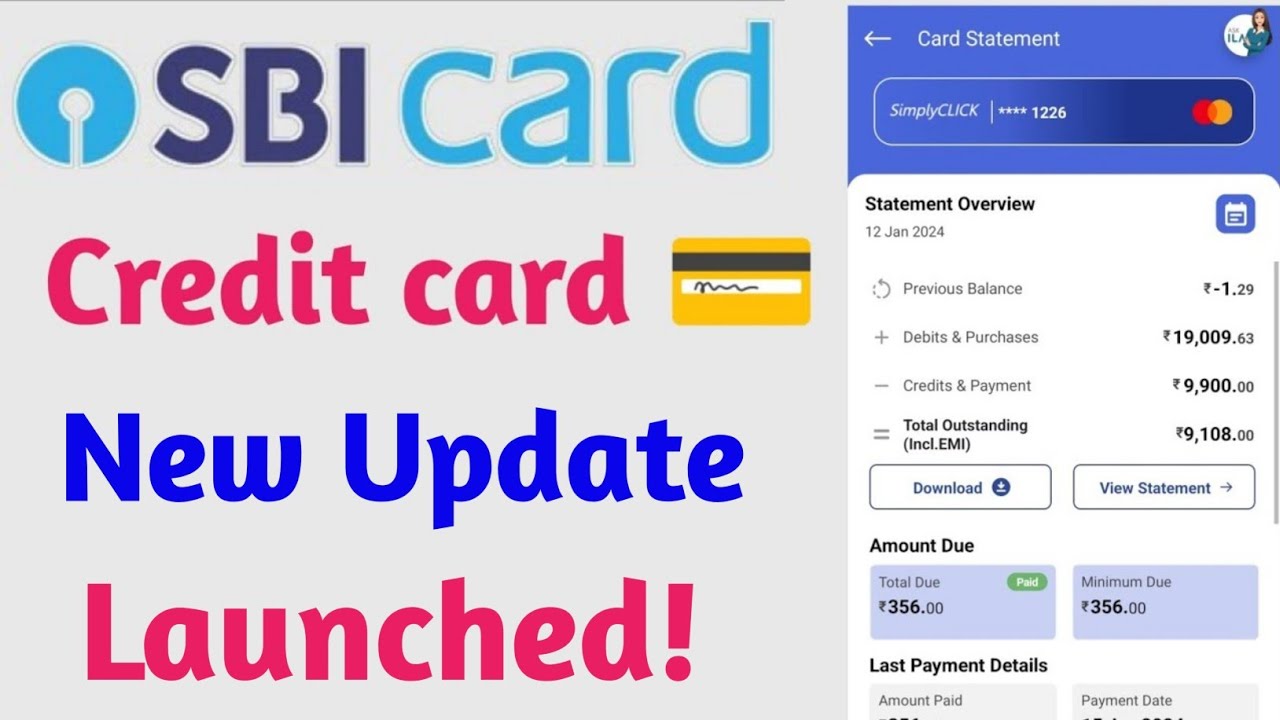 SBI Credit Card Application New Update | SBI Card App Kaise Use Kare ...