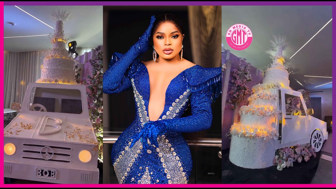 Bobrisky celebrates 33rd birthday with gigantic N8M G-Wagon cake - YouTube