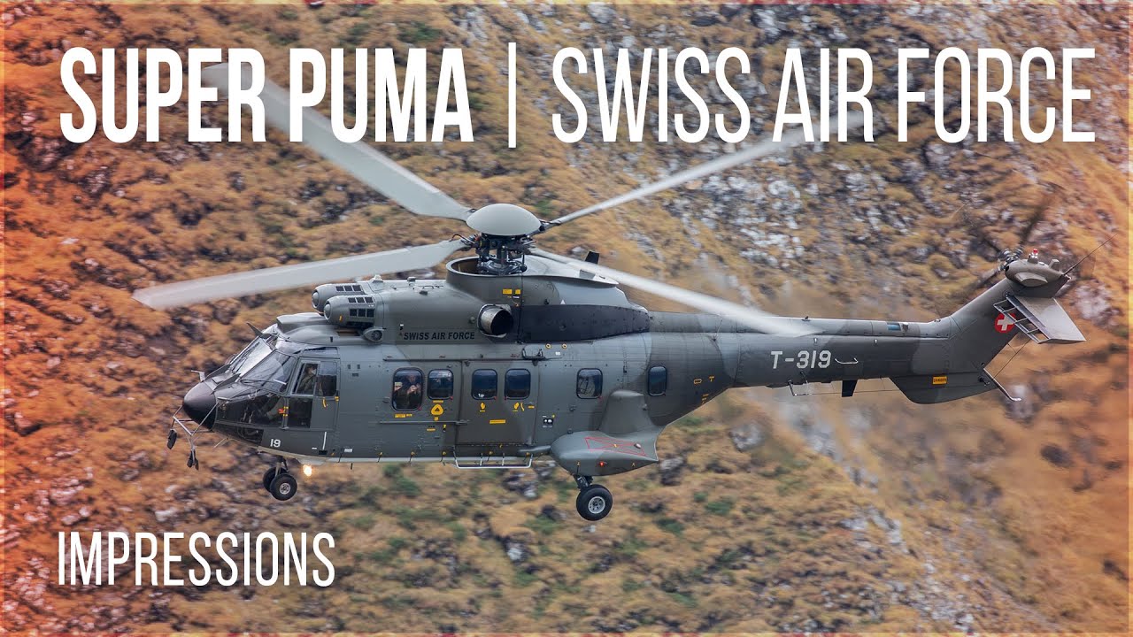 Super Puma Helicopter #airshow #helicopter #axalp #planespotting # ...