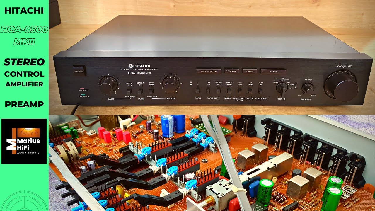 PREAMP TEST !! | PREAMPLIFIER HITACHI HCA 8500mk2 - YouTube