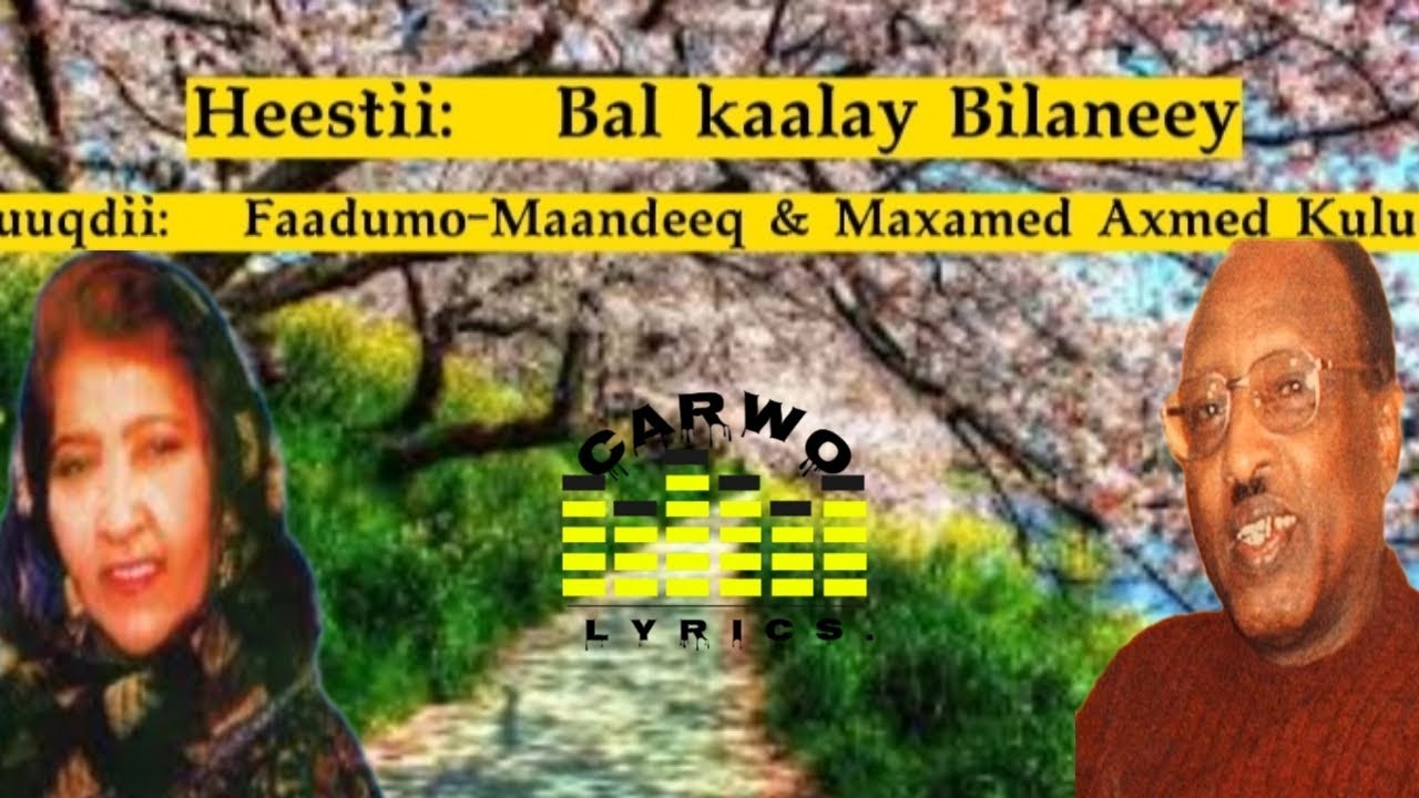 Maxamed Axmed Kuluc & Faadumo Cabdilaahi Maandeeq|| Bal kaalay Bilaneey ...