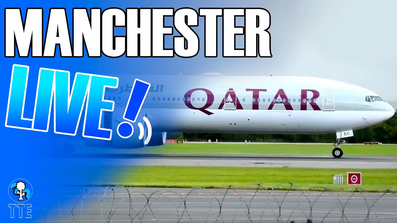 Manchester Airport Live! Stunning Close Up Aviation #planespotting # ...