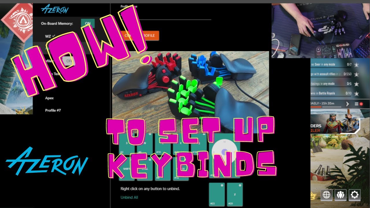 Azeron How to setup keybinds and other tips - Apex legends keybinds ...