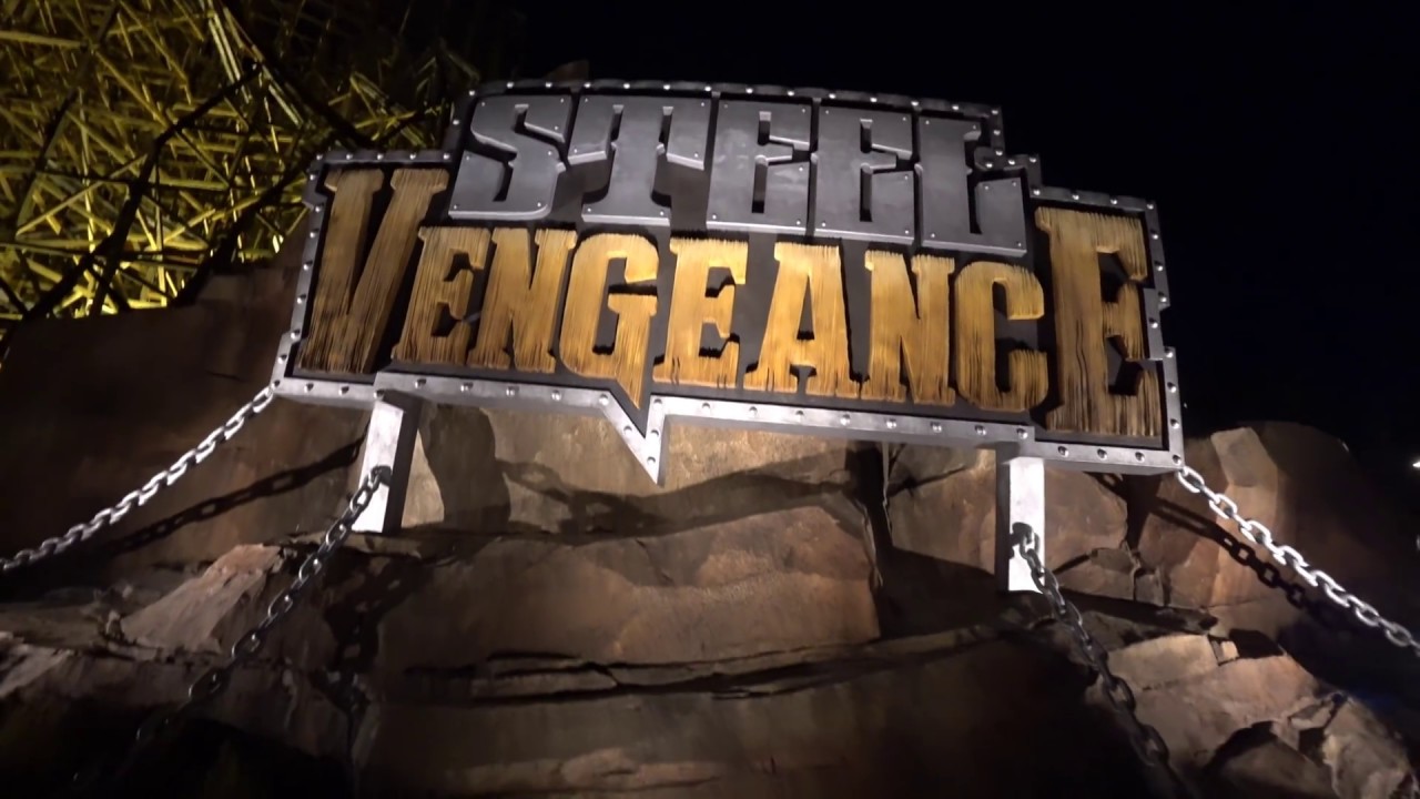 Steel Vengeance back seat pov / 4k reaction to steel vengeance - YouTube