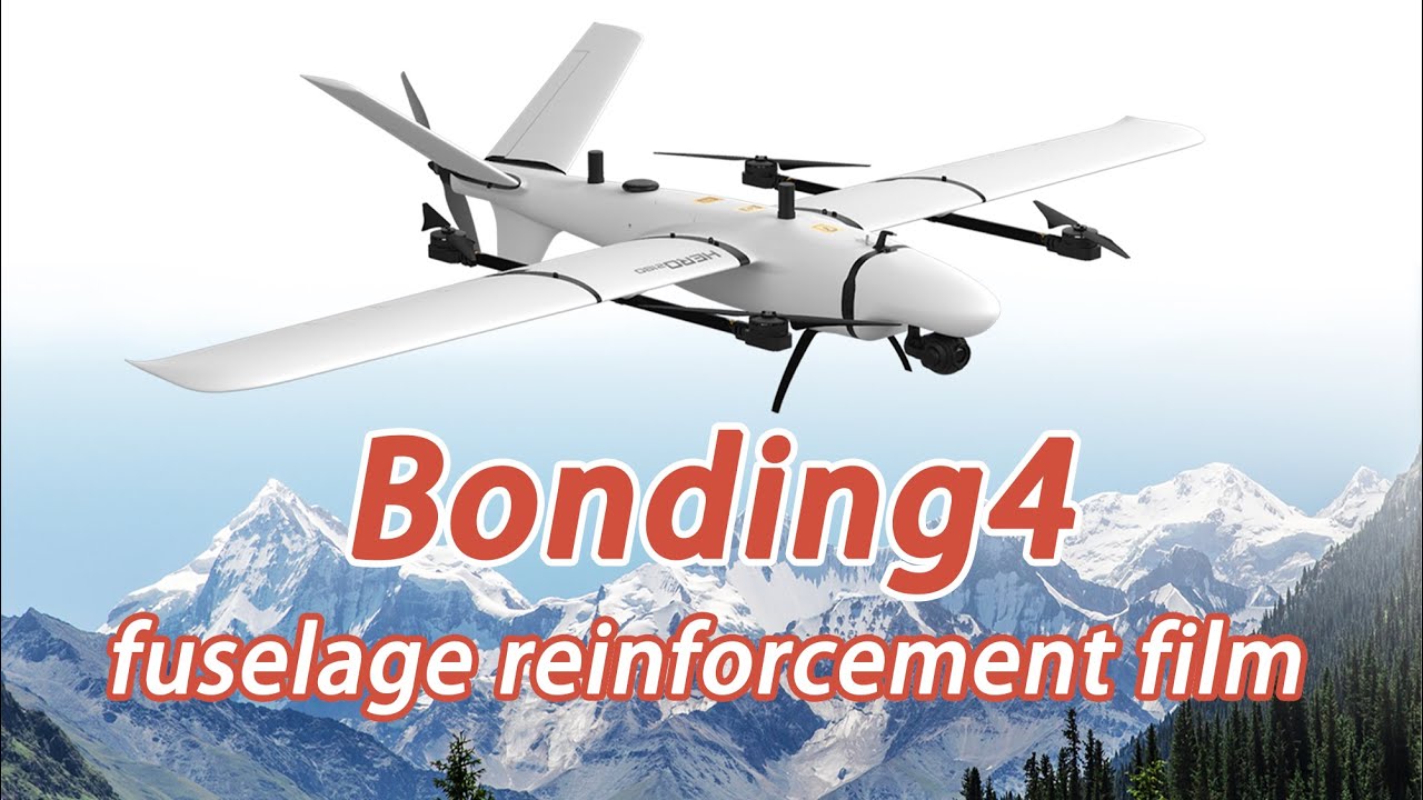 Hero VTOL UAV Assembly & Commissioning Guide4—— Paste the fuselage ...