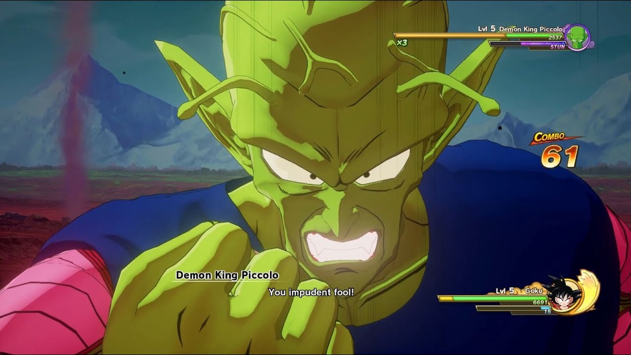 Demon King Piccolo Boss Fight - Dragon Ball Z Kakarot - YouTube