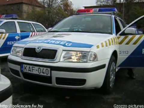 Rendőrségi Skoda Octaviák átadása