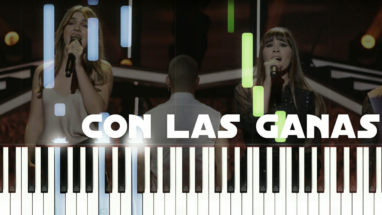 Amaia y Aitana - Con las ganas | Piano Tutorial - YouTube