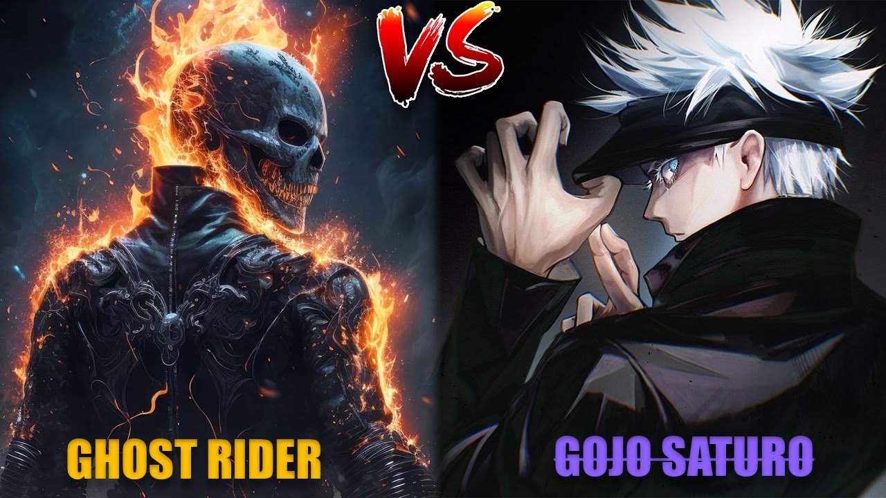 GOJO VS GHOST RIDER // WHO IS STRONGER ? AND WHO WILL WIN ?? - YouTube