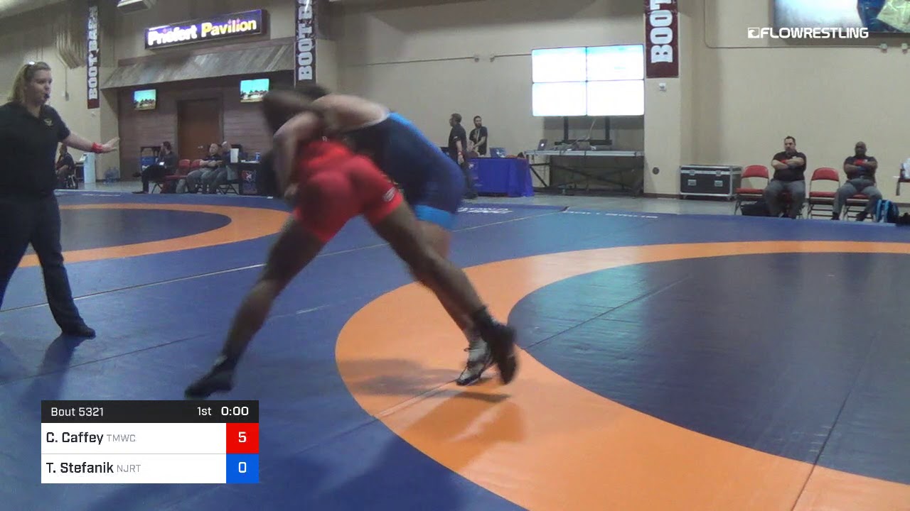 86 Kg Cons 32 2 Cameron Caffey TMWC Vs Travis Stefanik NJRTC - YouTube