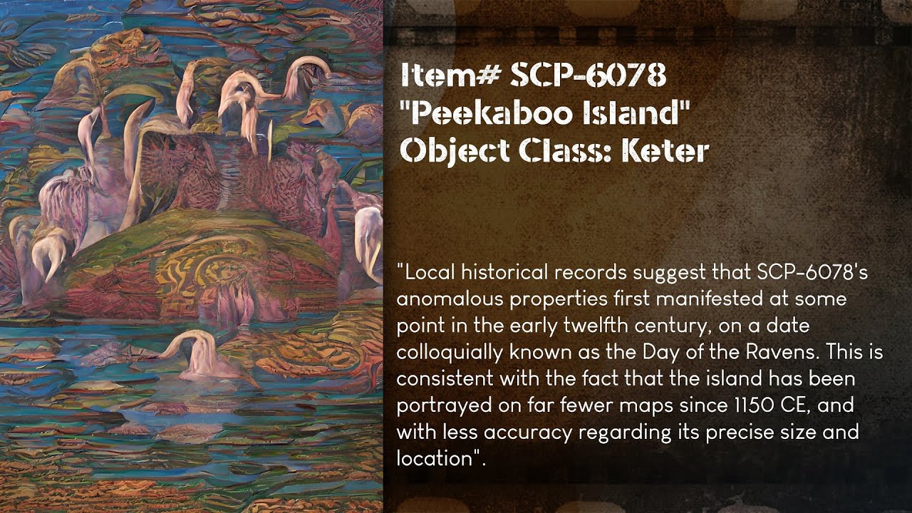 Un[REDACTED] SCP-6078 - Peekaboo Island - YouTube