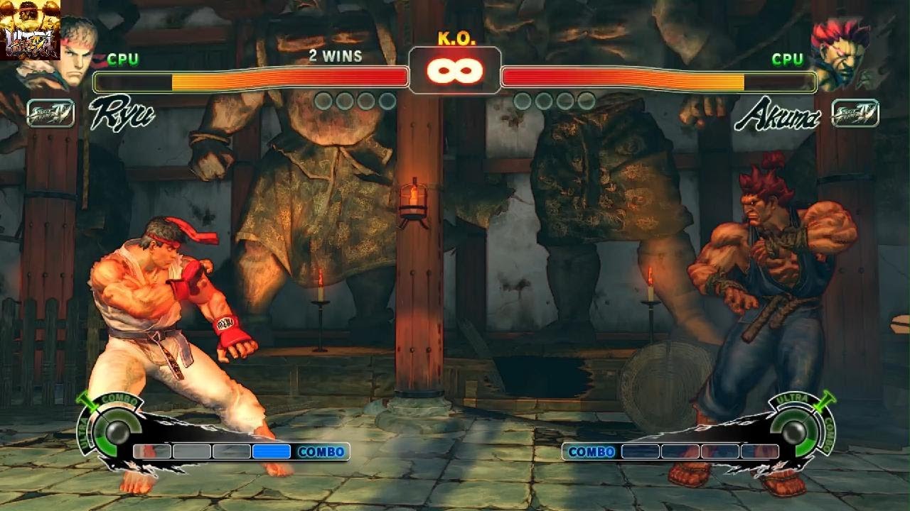 ULTRA STREET FIGHTER IV_(Vanilla)Ryu vs (Vanilla)Akuma - YouTube