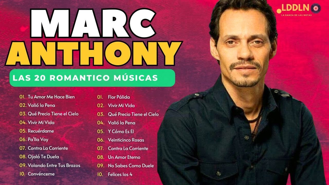 Marc Anthony ~ MarcAnthony 30 Grandes Éxitos Salsa Romantica ~ Mix ...
