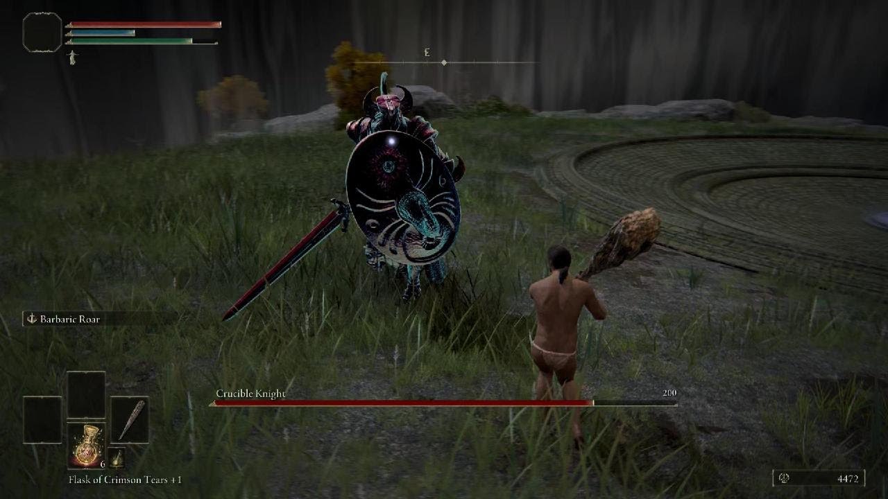 Crucible Knight (Unga-Bunga Build) - YouTube