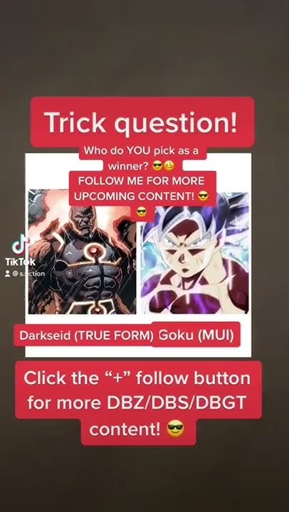 Goku (MUI) vs True Form Darkseid #shorts #short - YouTube