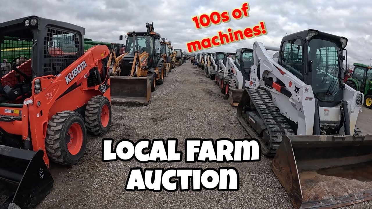 Local farm and construction equipment auction still has very strong ...